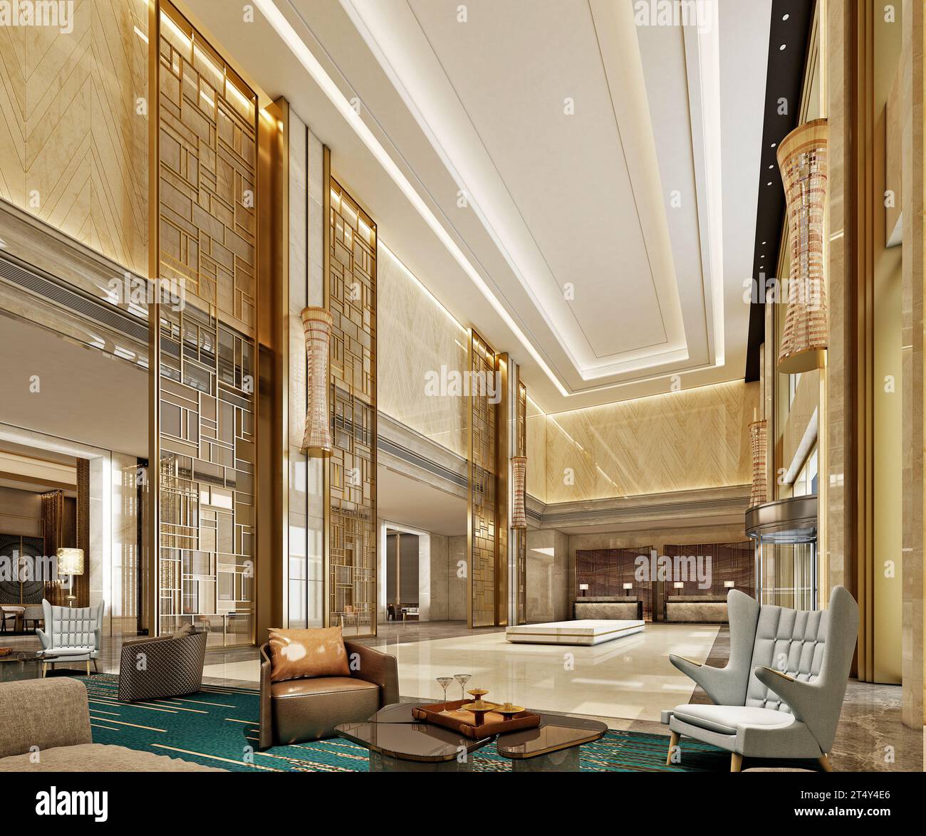 Office reception area open plan office hi-res stock photography and ...