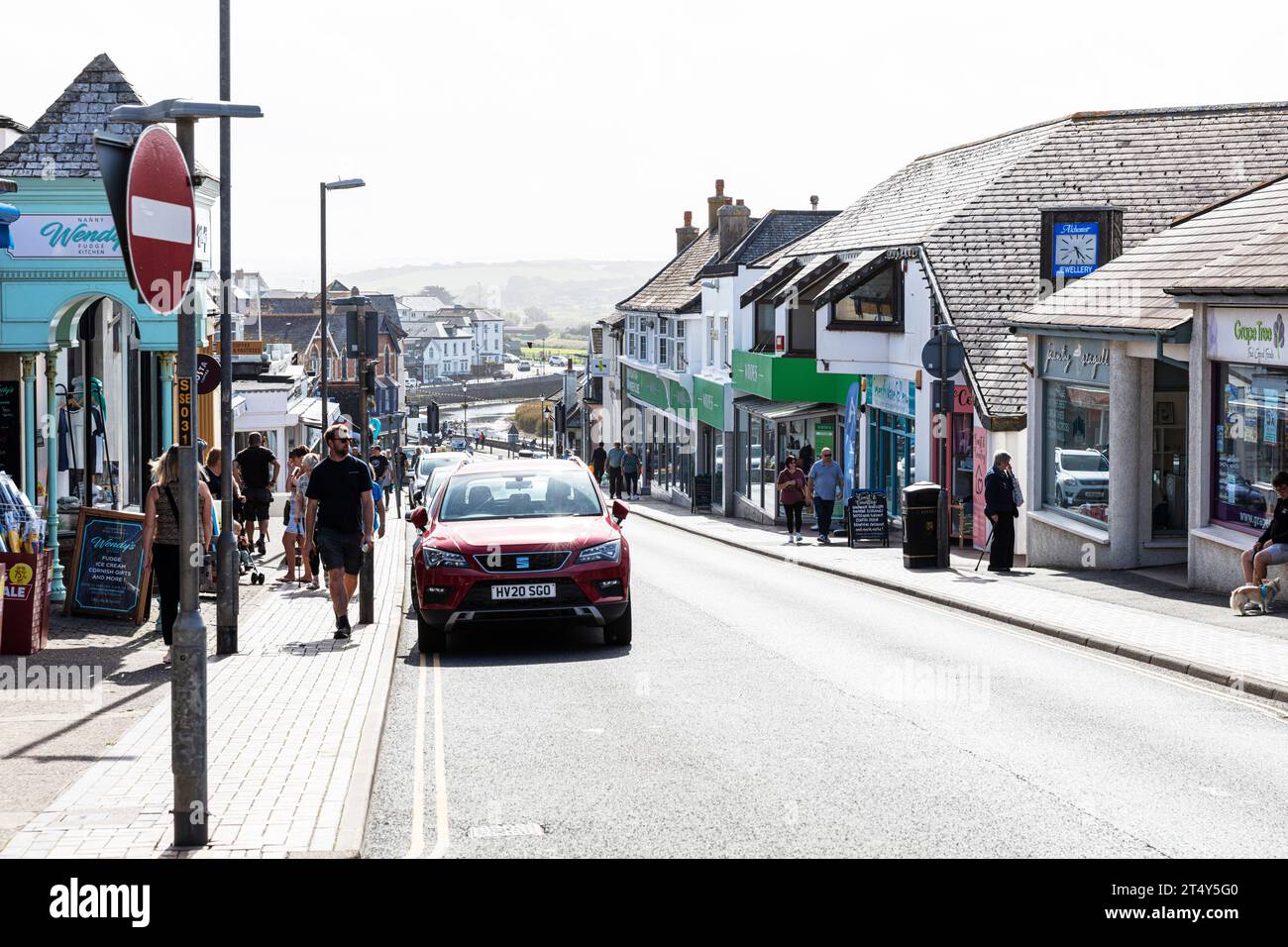 Bude Town Bude Cornwall UK England Bude Town Centre Town Centre