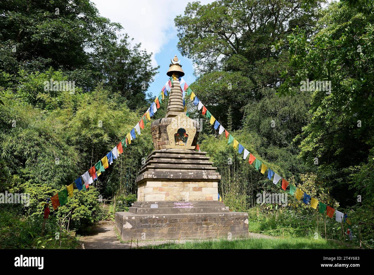 Stupa, The Himalayan Garden, Harewood House, Harewood, England, United ...