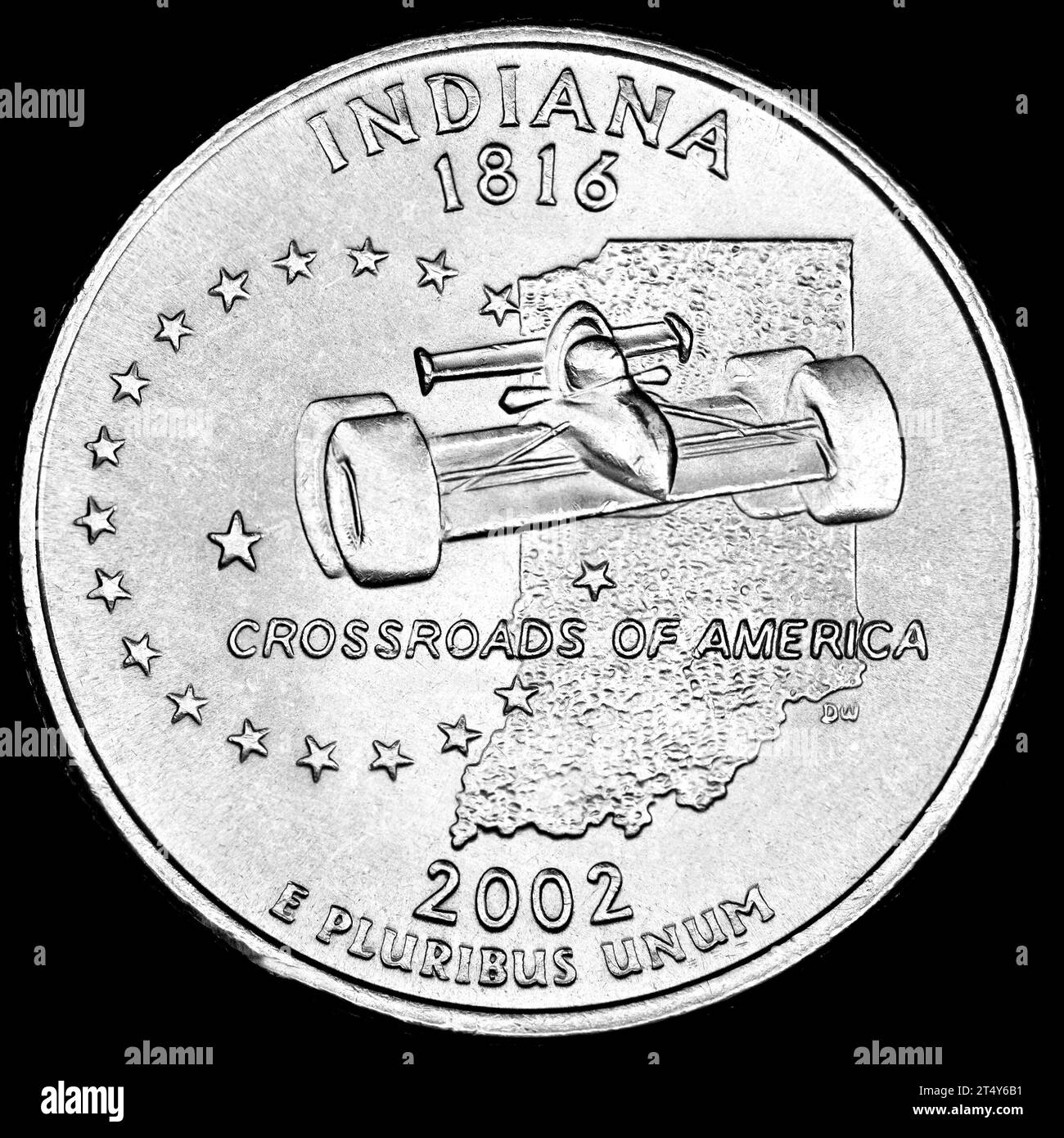 US Commemorative State Quarter Dollar : Indians (1816) Crossroads of ...