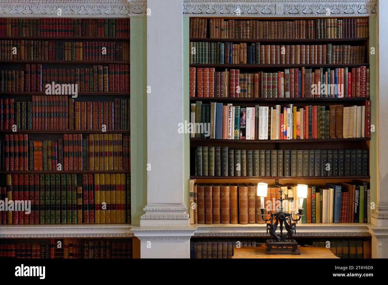 Interior view, Old Library, Harewood House, Harewood, England, Great ...