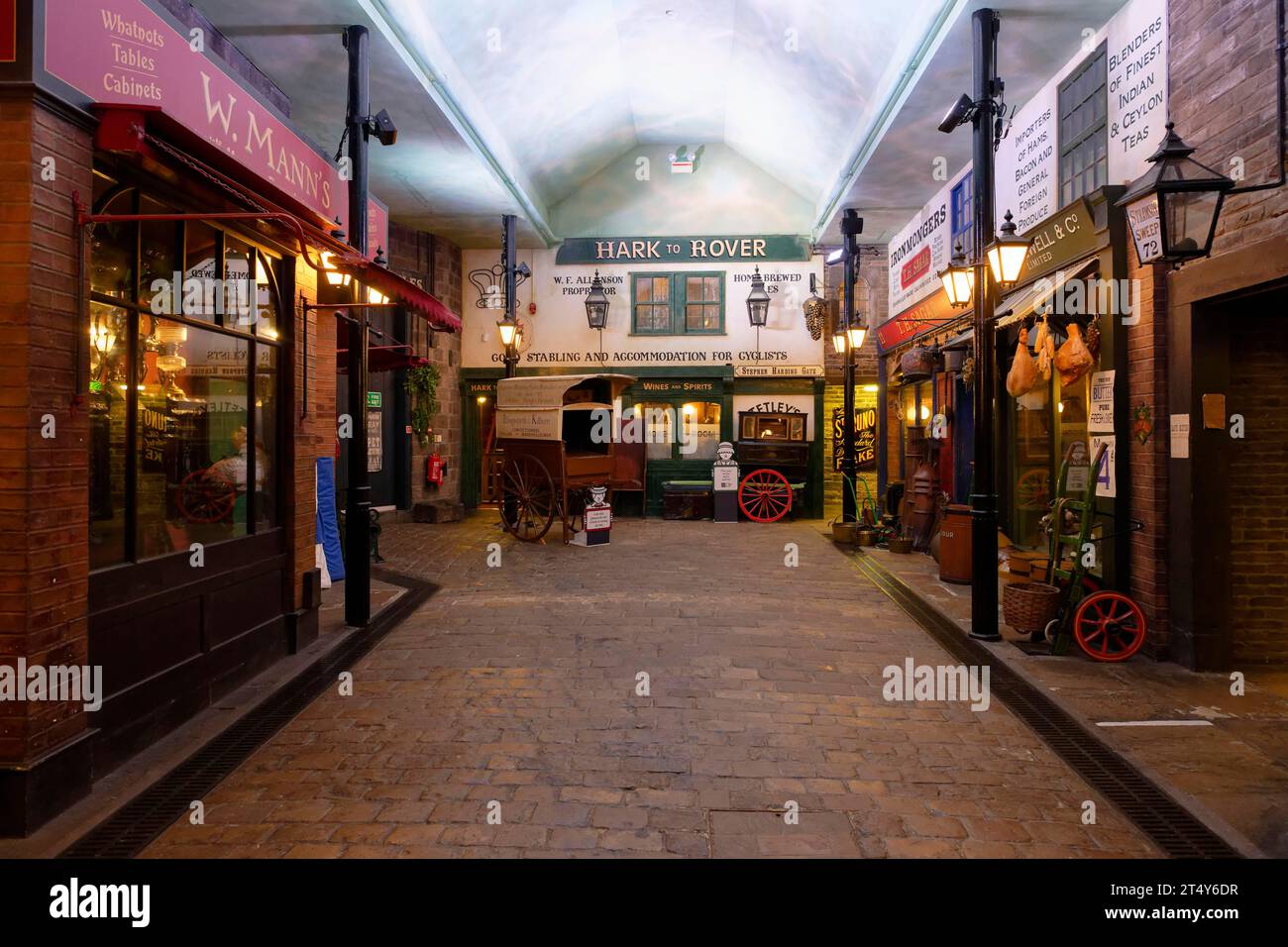 Interior view, Abbey House Museum, Kirkstall, England, Great Britain ...