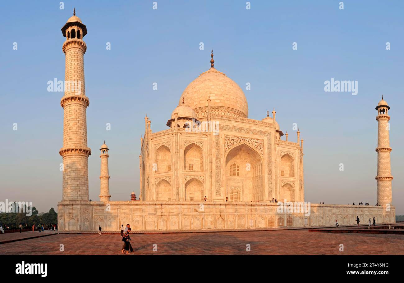 Taj Mahal, built by the Great Mogul Shah (Jahan) in memory of his ...