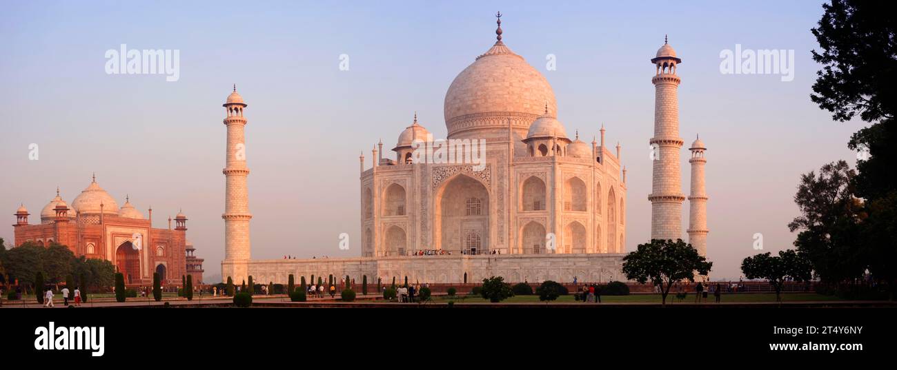 Taj Mahal, built by the Great Mogul Shah (Jahan) in memory of his ...