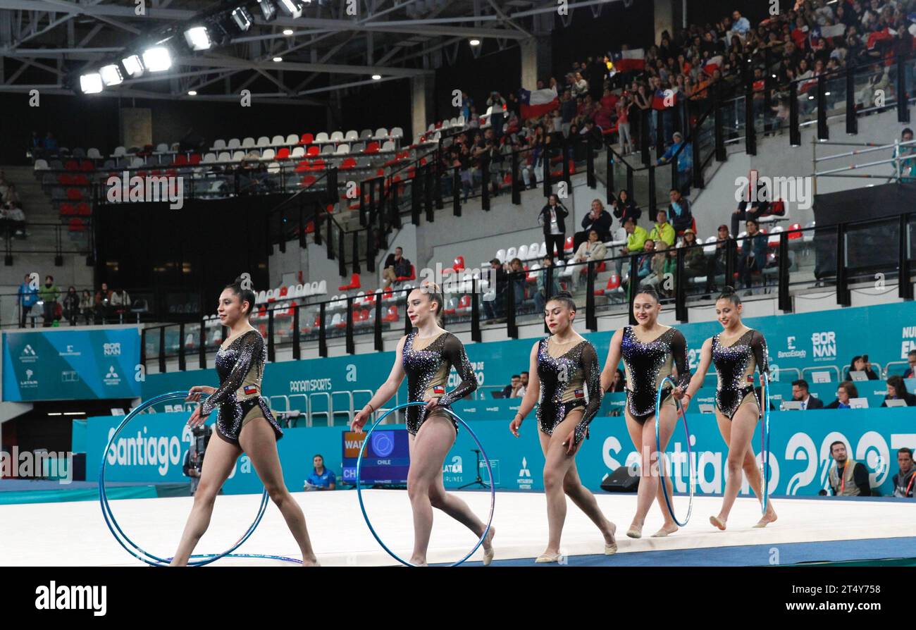 Santiago, Chile, USA. 1st Nov, 2023. SANTIAGO (CHL), 01/11/2023 -GENERAL GROUP/GYMNASTICS ...