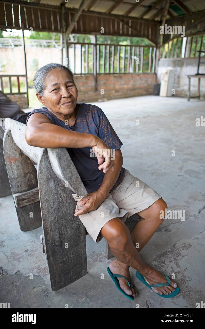Amazon village woman hi-res stock photography and images - Alamy