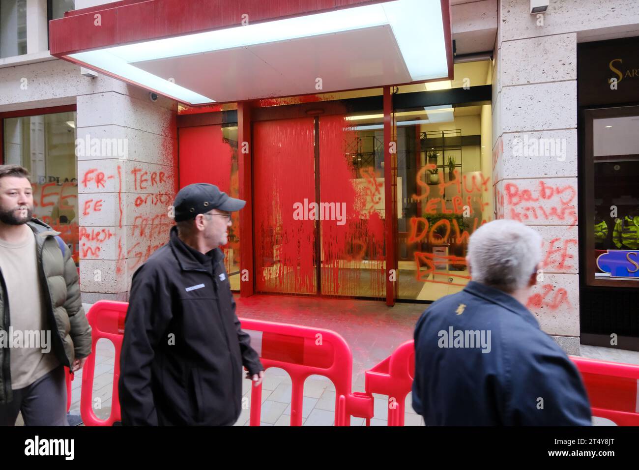 One Eagle Place, London, UK. 2nd Nov 2023. Hamas Israel war. Free Gaza ...