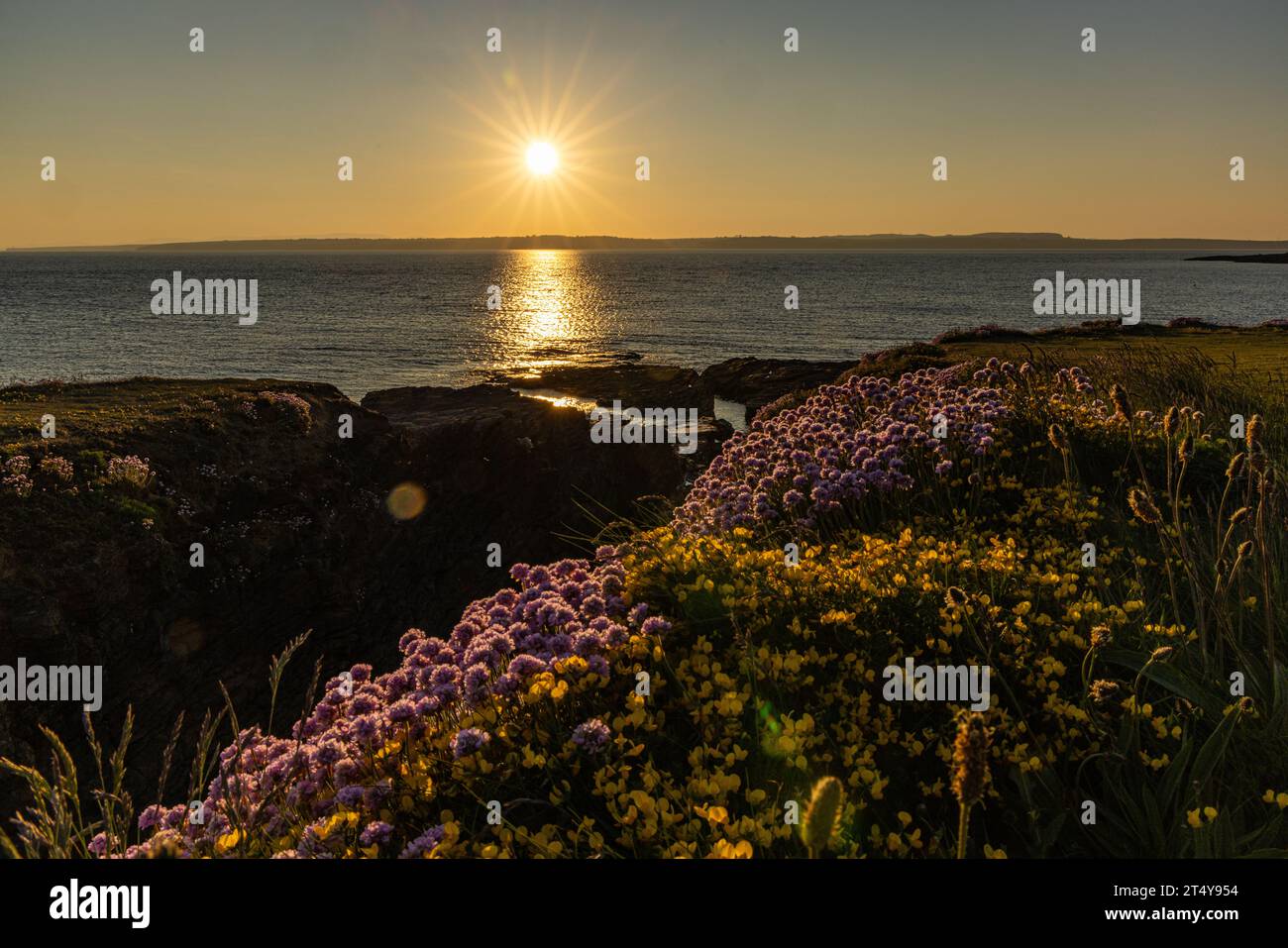 Sunset am Hook Head Stock Photo - Alamy