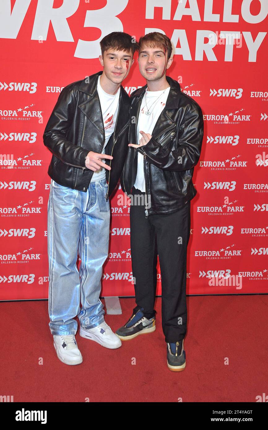 SWR 3 - Halloween-Party. Davin Singer und Mike Singer anläßlich der SWR ...