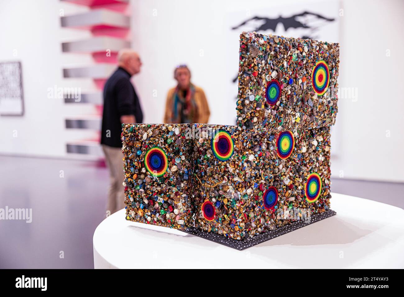 New York, USA. 01st Nov, 2023. "Box #119" by Lucas Samaras can be seen ...