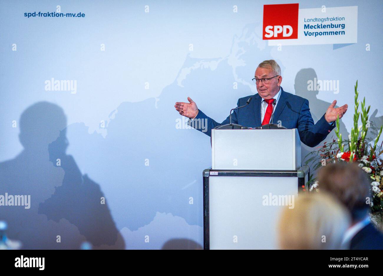 Schwerin, Germany. 02nd Nov, 2023. Till Backhaus (SPD), Mecklenburg ...