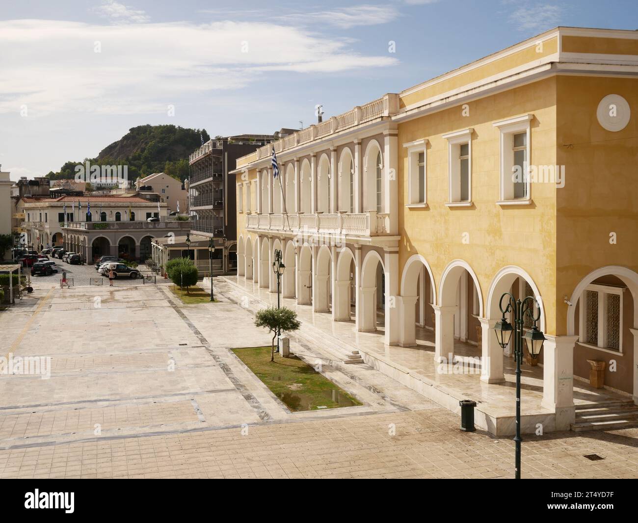 Museum of Zakynthos on Solomos Square, Zante town, Zakynthos, Greece ...