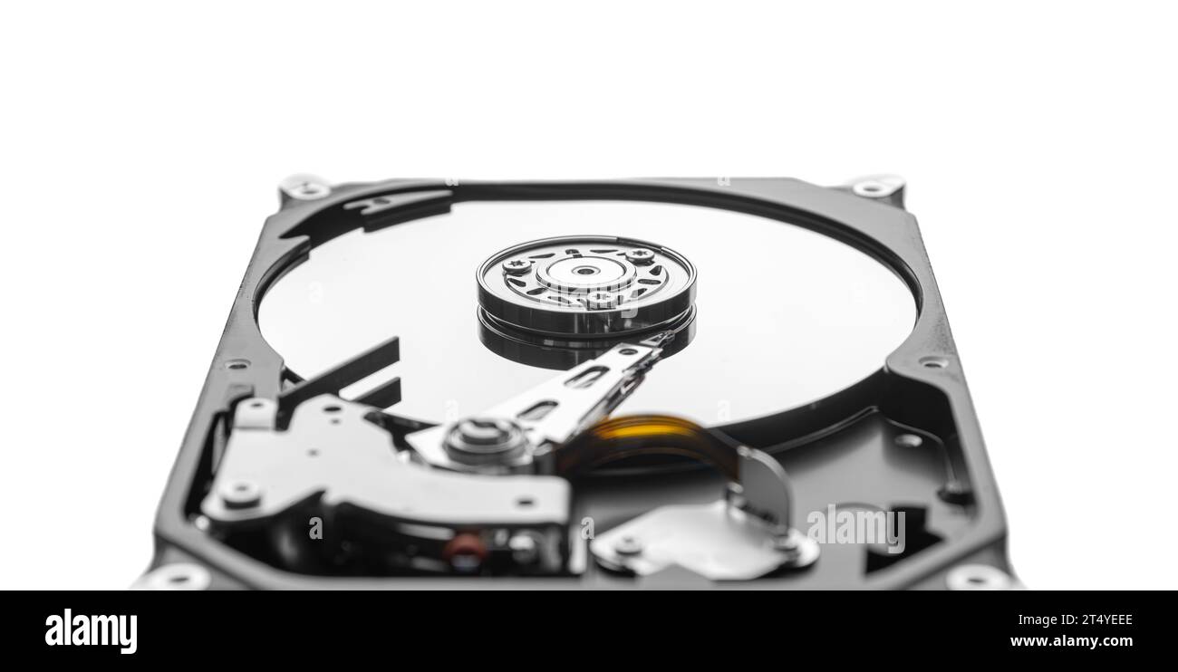 Open hard disk drive Stock Photo - Alamy