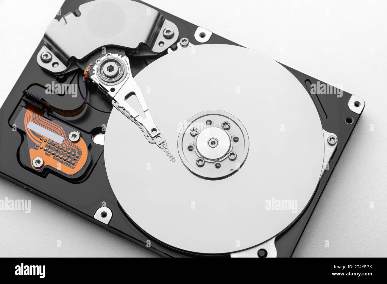 Open hard disk drive Stock Photo - Alamy
