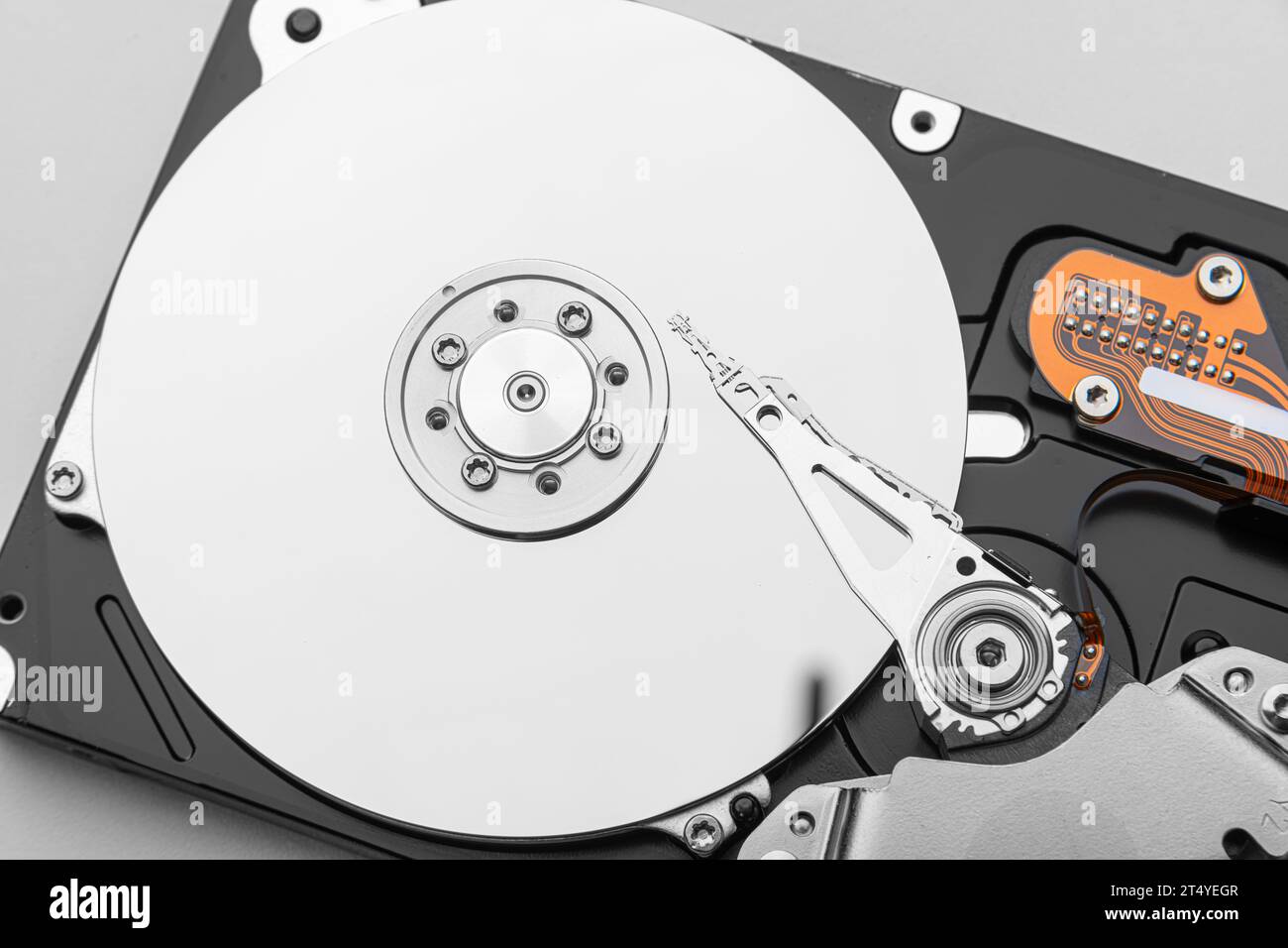 Open hard disk drive Stock Photo - Alamy
