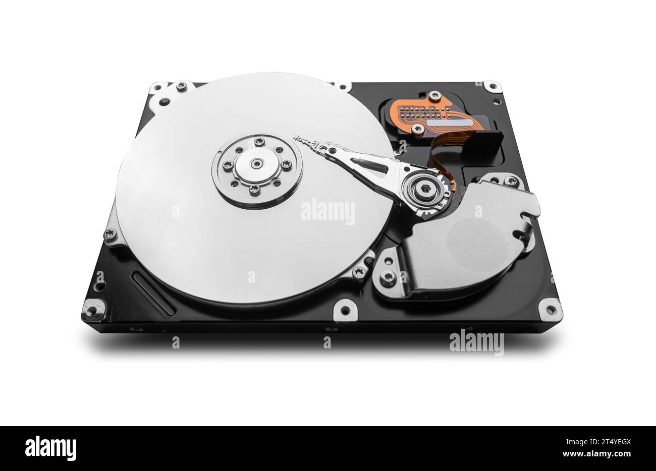 Open hard disk drive Stock Photo - Alamy