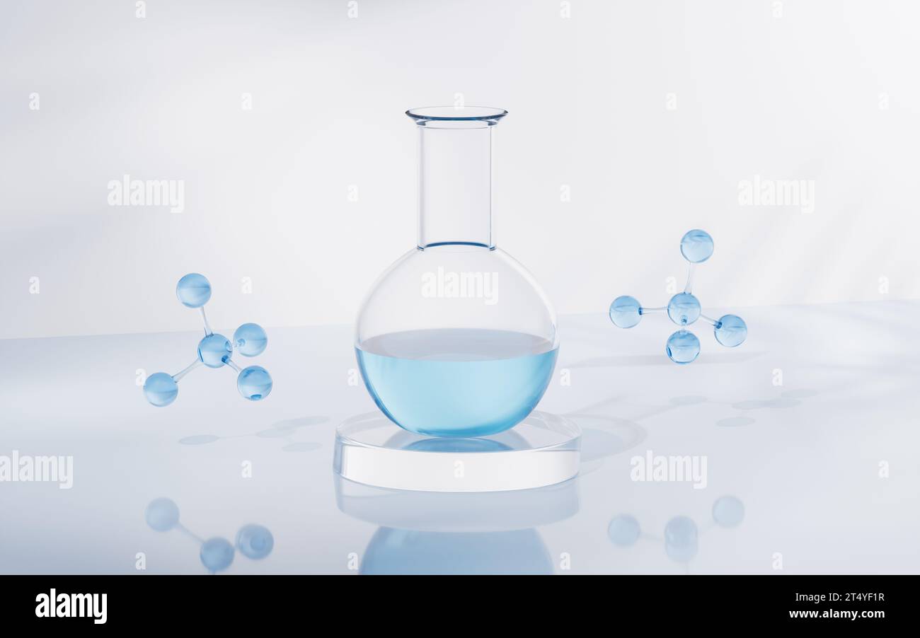 Scientific chemical laboratory equipments 3d hi-res stock photography ...