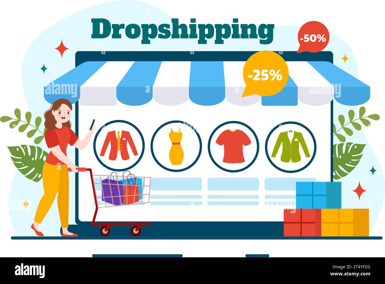 Dropship platform hi-res stock photography and images - Alamy