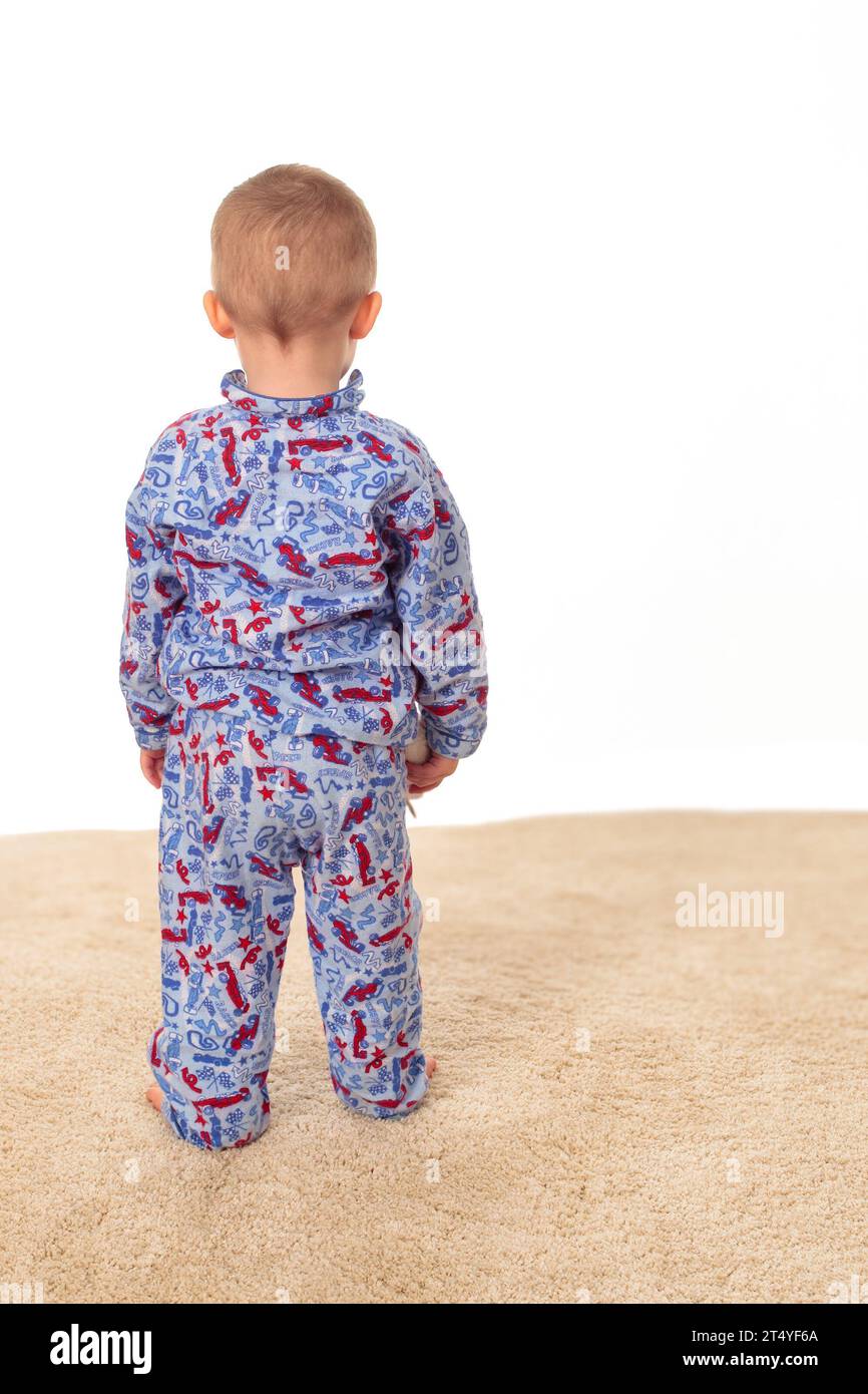 Boy from behind, studio hi-res stock photography and images - Alamy