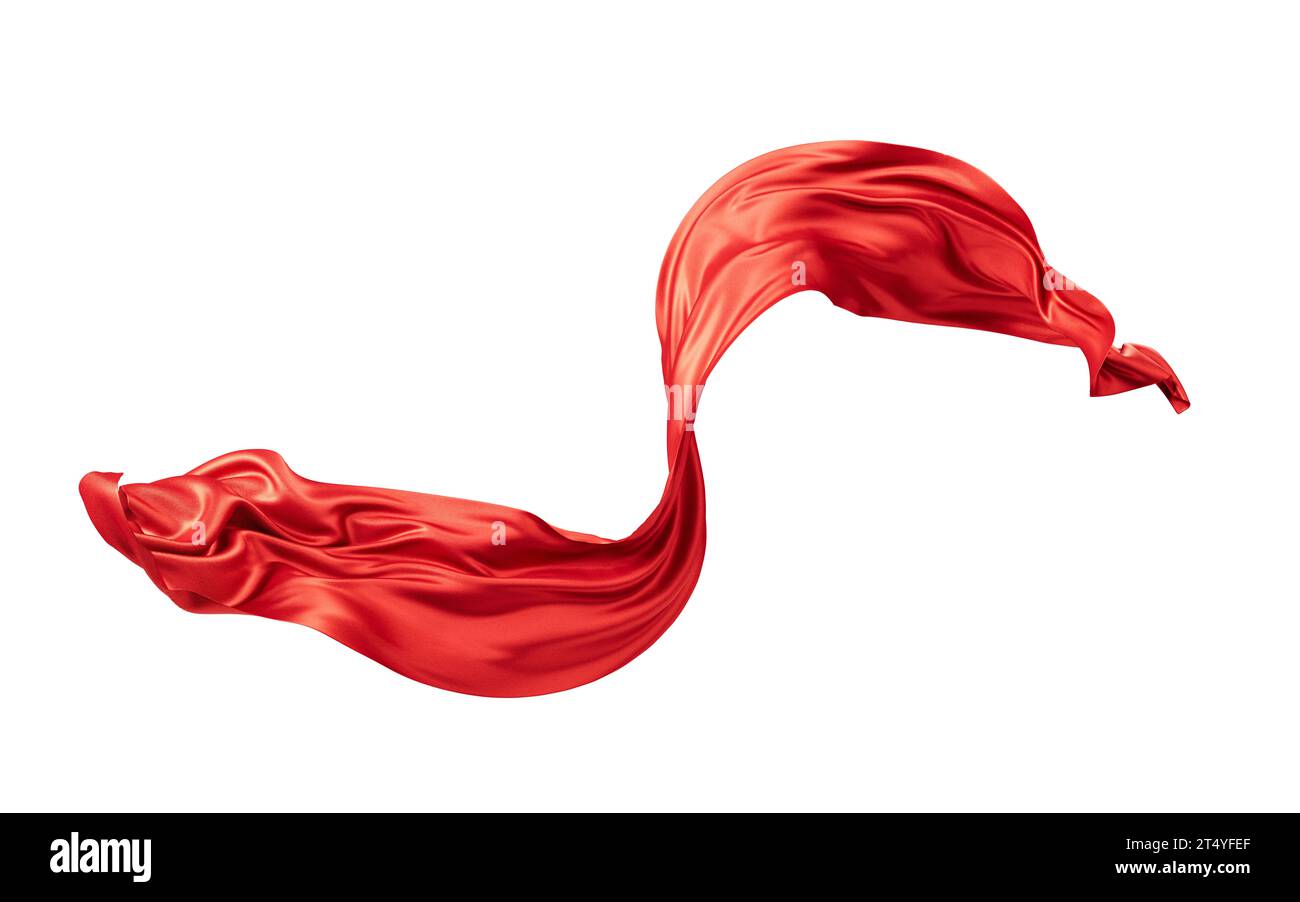 Flowing wave cloth curve line, 3d rendering. 3D illustration Stock ...