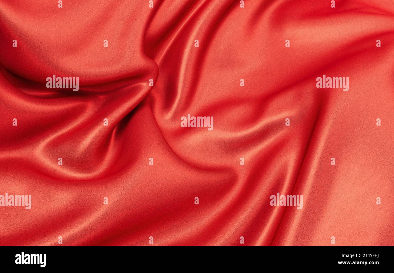 Flowing wave cloth background, 3d rendering. 3D illustration Stock ...