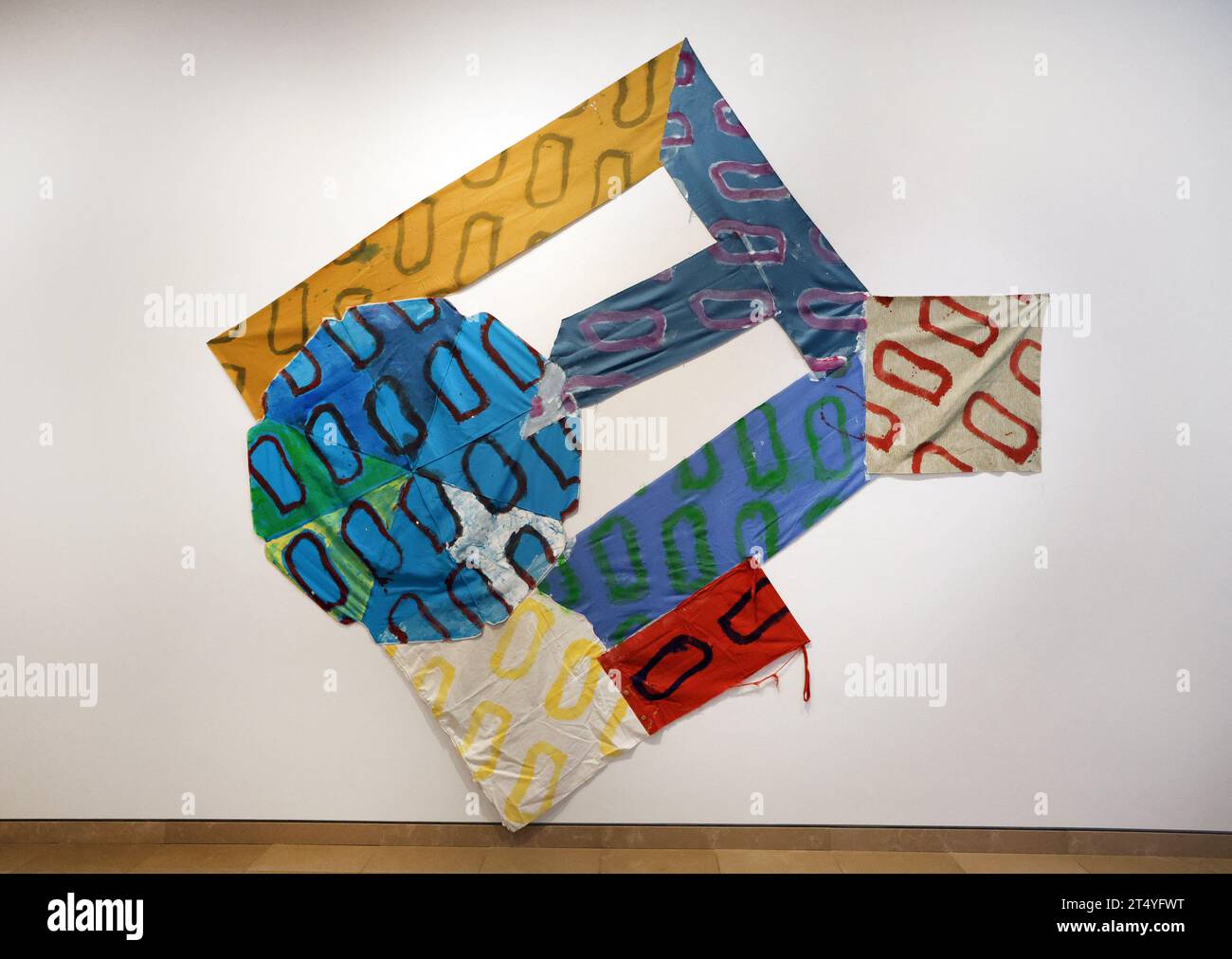 Nimes, France, October 31, 2023. The French artist and master of Support-Surfaces art Claude ...