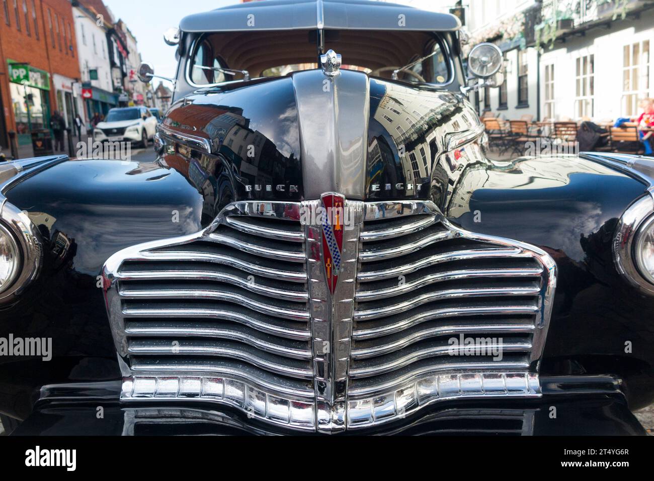 Original radiator Buick auto company grille badge bonnet logo on (looks ...