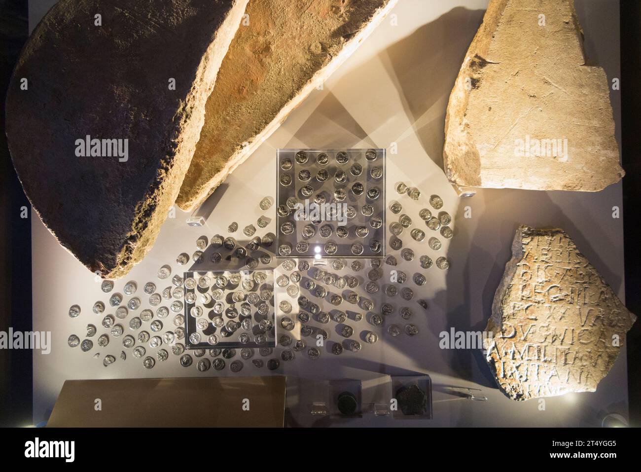 Roman coin hoard from Woodham Walter, & inscribed stone on show ...