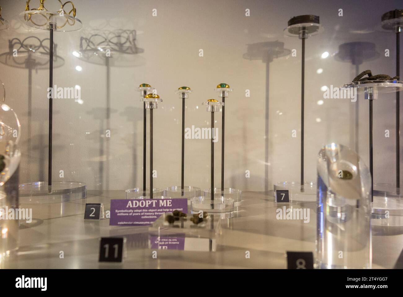 Items from Roman jewellery and coin hoard 'The Fenwick Treasure ...