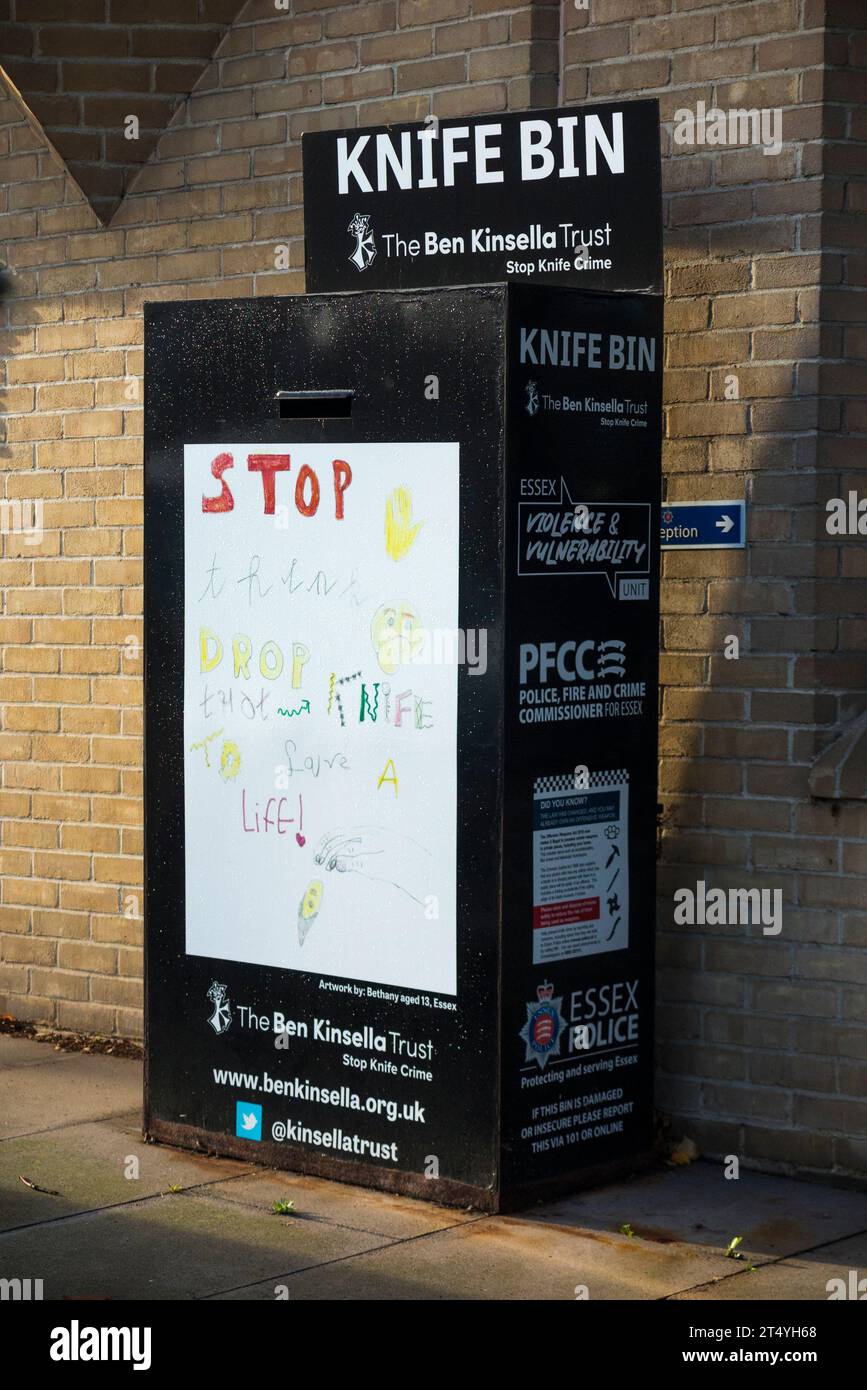 Ben Kinsella Trust Knife bin for anonymous disposal of illegal and ...