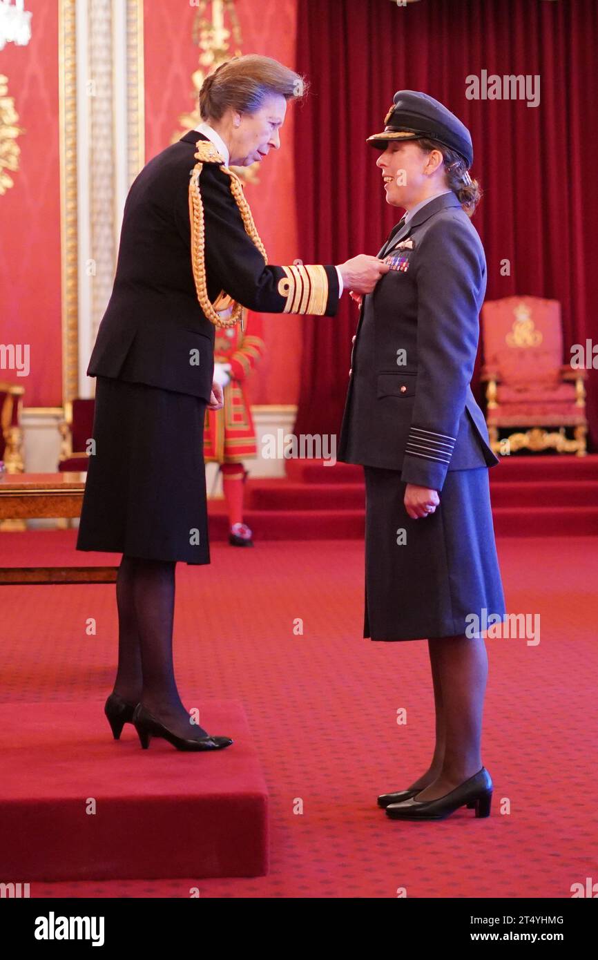 Group Captain Sara Mackmin, Royal Air Force, is made a Commander of the ...