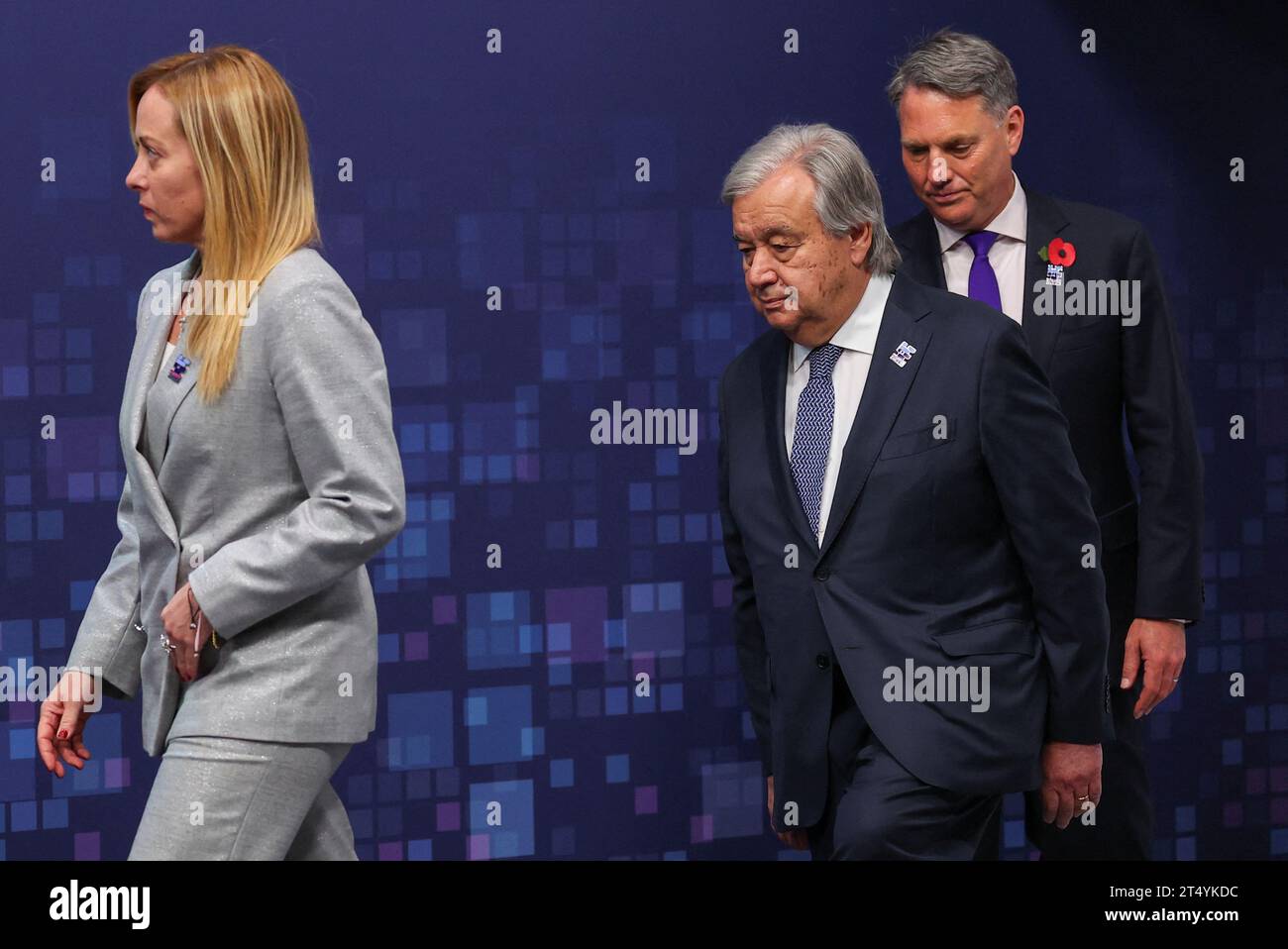 Italy's Prime Minister Giorgia Meloni, United Nations Secretary-General ...