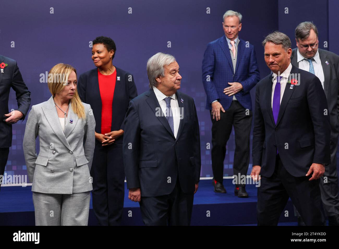 Italy's Prime Minister Giorgia Meloni, United Nations Secretary-General ...
