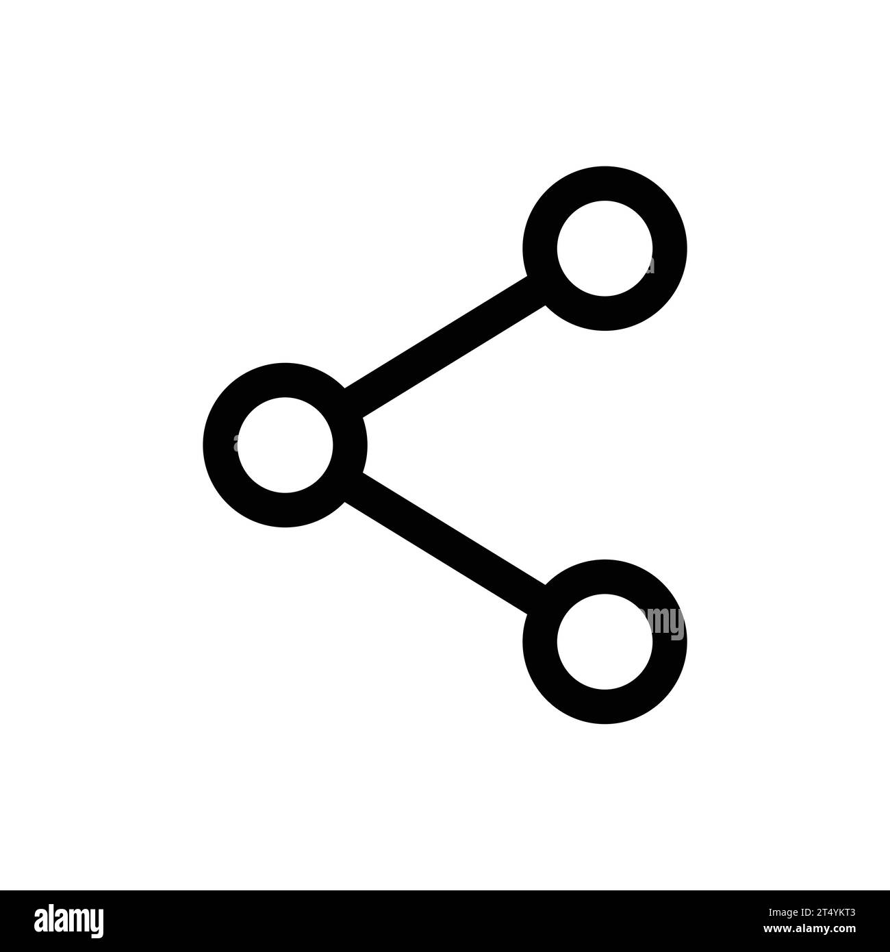 Share icon isolated on white background Royalty Free Vector Stock ...