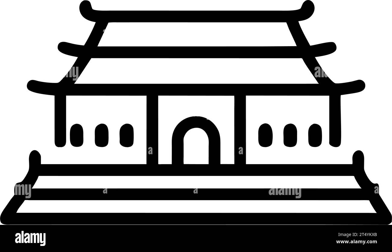 chinese palace icon Stock Vector Image & Art - Alamy