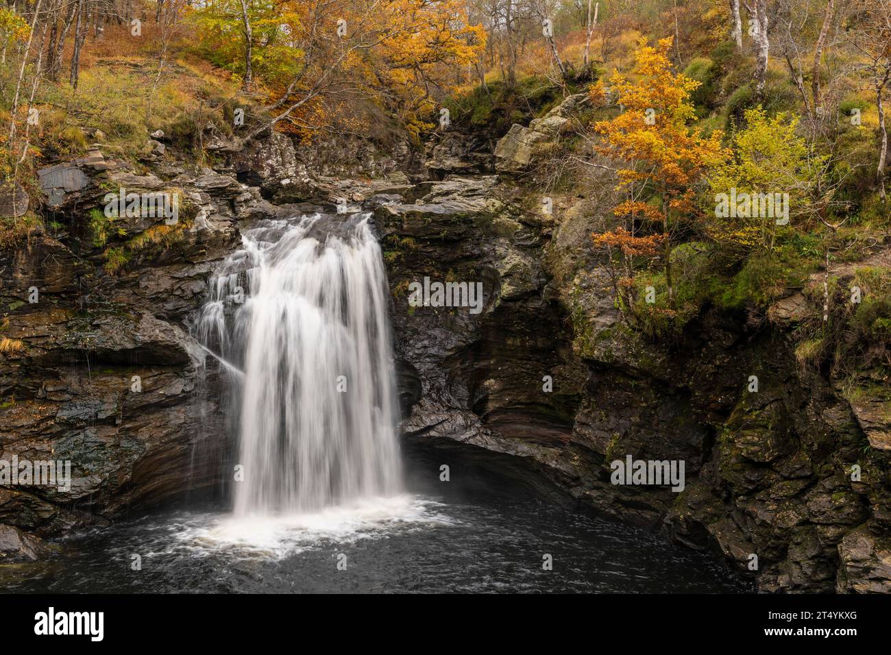 Falls of Falloch, Loch Lomond and the Trossachs National Park, Scotland ...