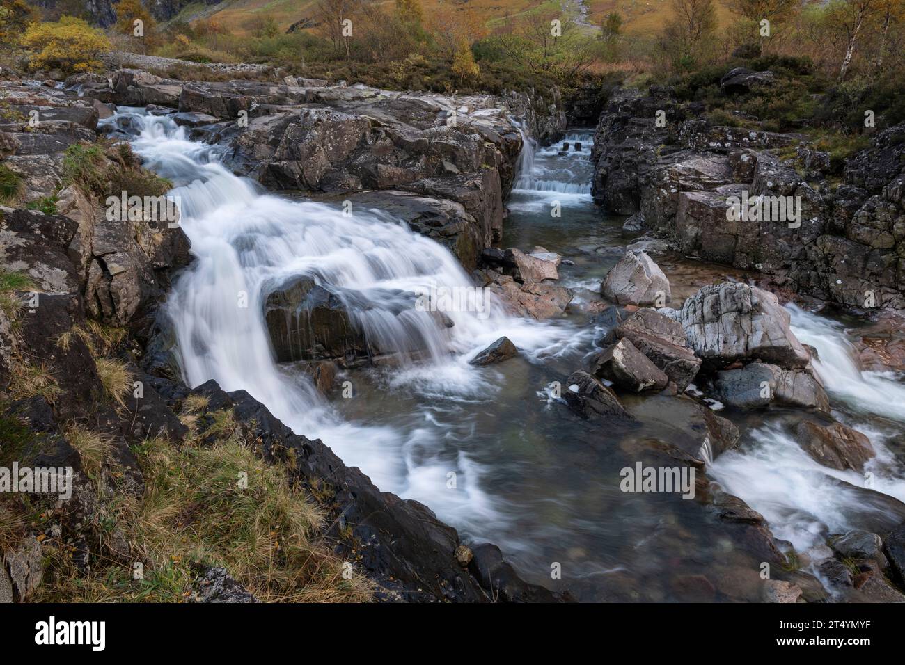 Clachaig waterfall hi-res stock photography and images - Alamy