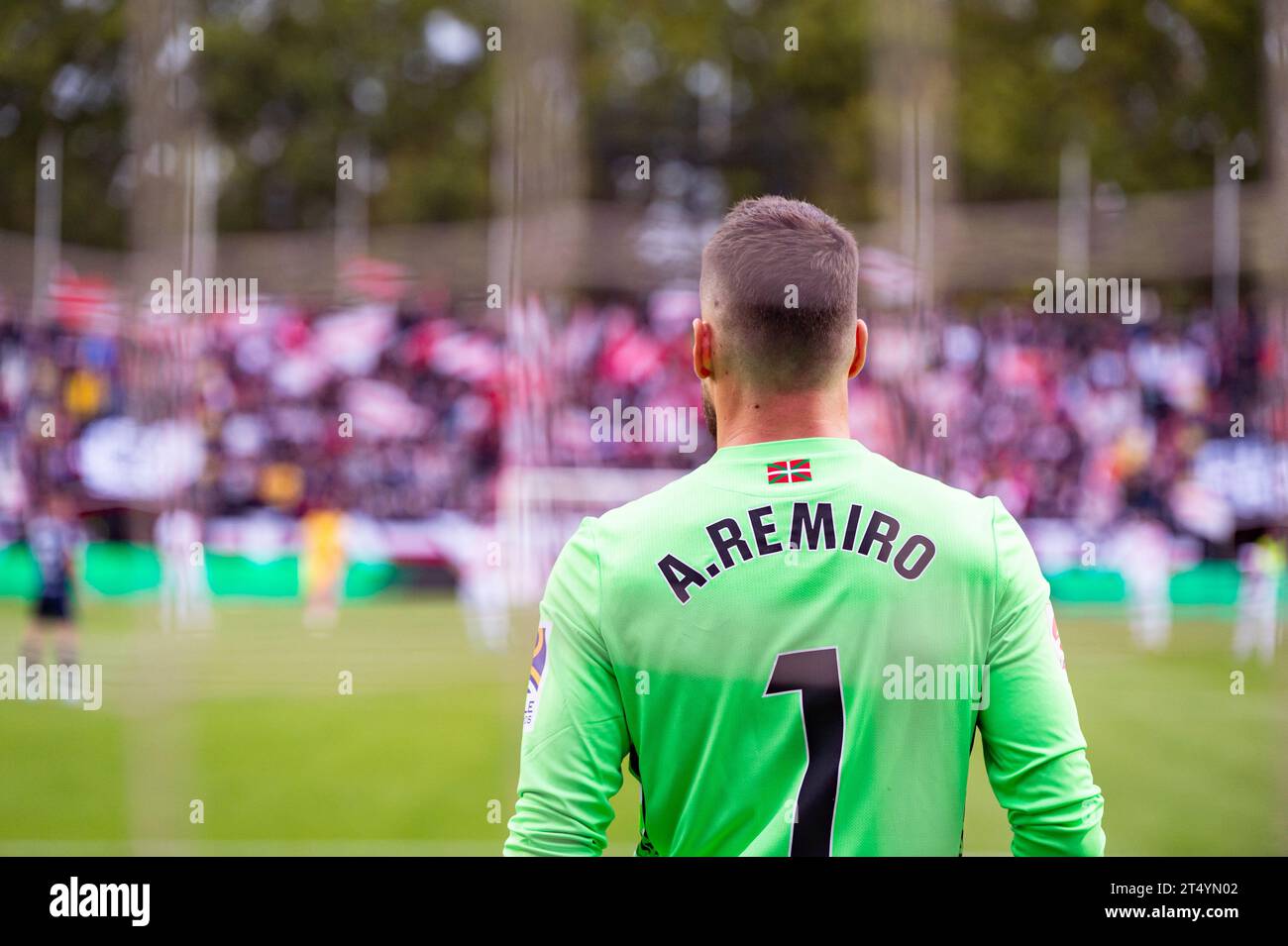 Madrid, Spain. 29th Oct, 2023. Alex Remiro (Real Sociedad) before the ...