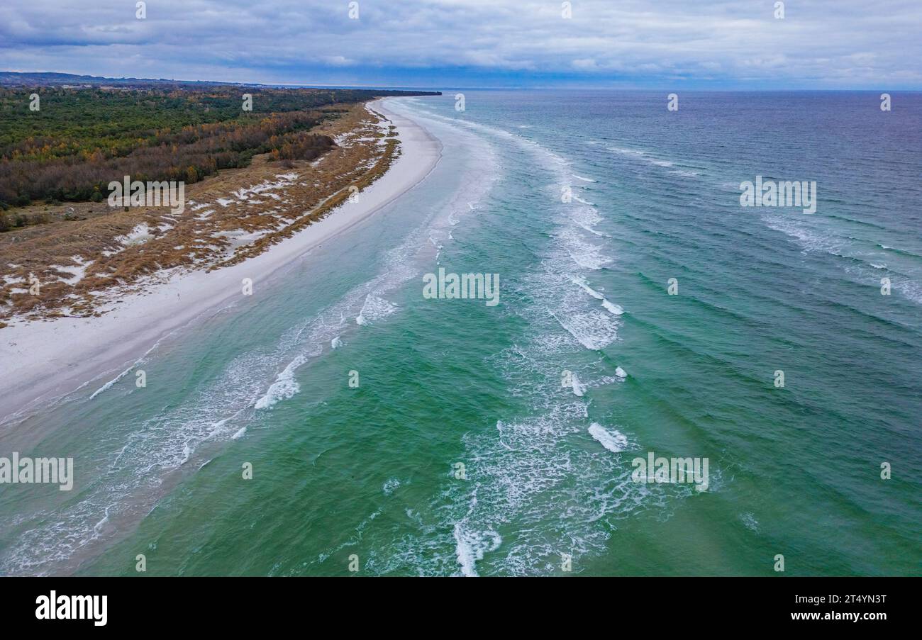 Dueodde, Denmark. 28th Oct, 2023. The dunes of Dueodde on the ...