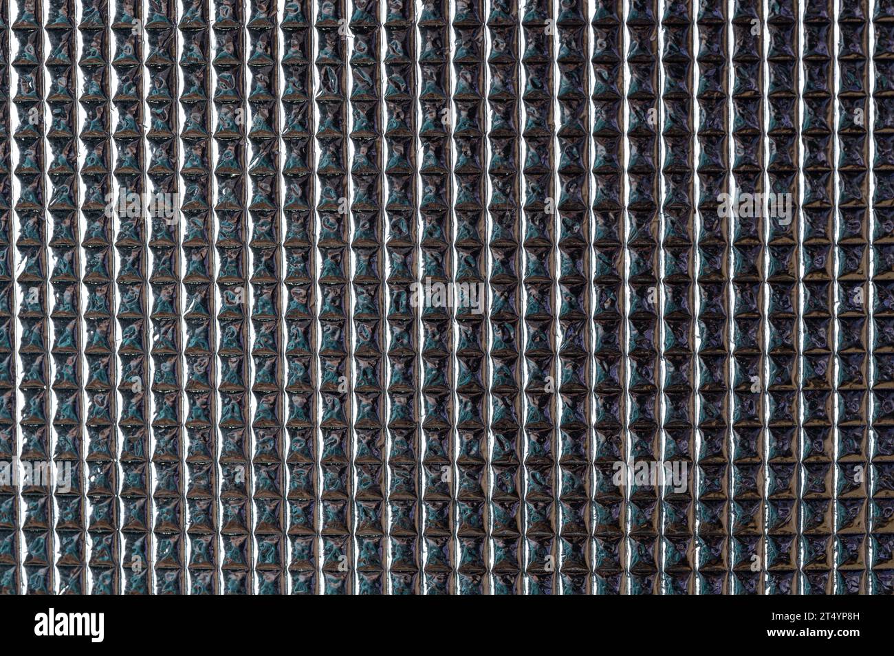 Industrial metal squares pattern background closeup view Stock Photo ...