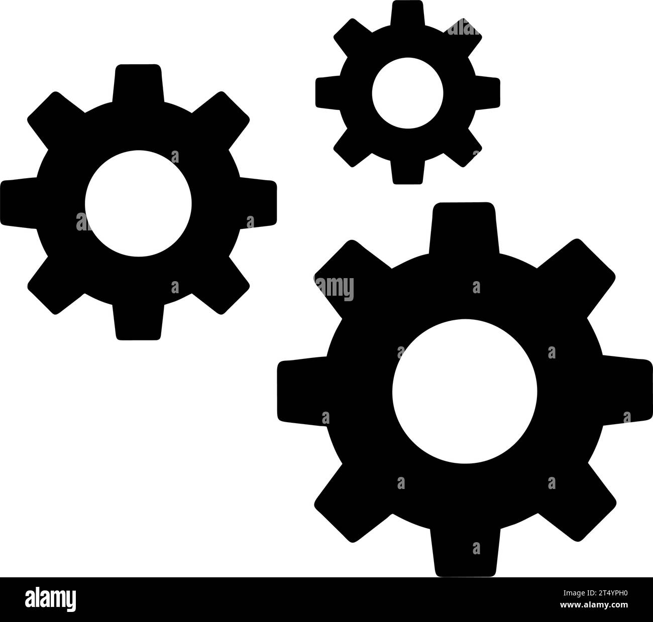 cog wheels icon Stock Vector Image & Art - Alamy