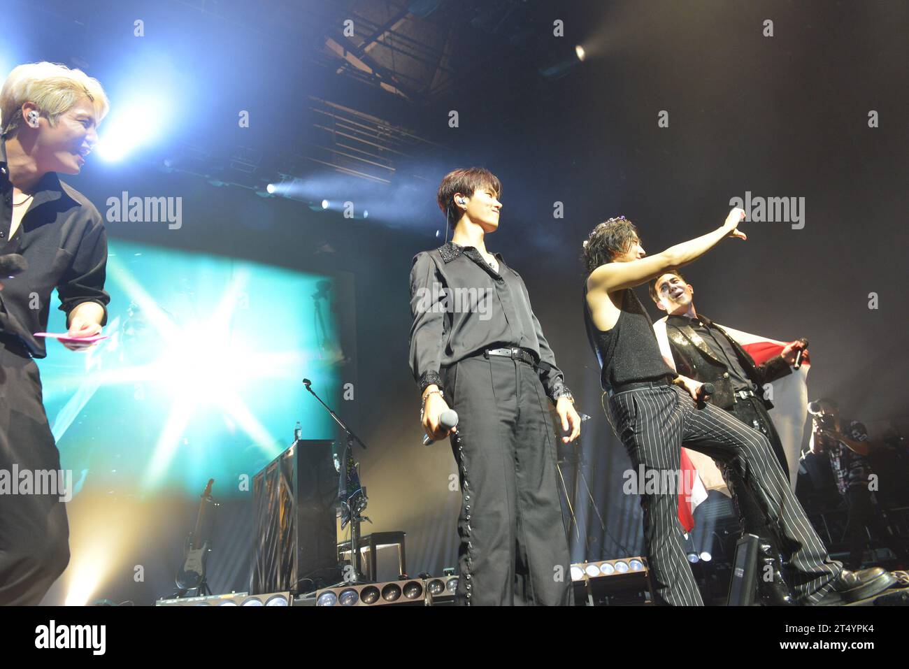 MIAMI, FLORIDA - OCTOBER 31: Lee Jae-hyeong, Lee Ha-joon, Kim Woo-sung ...