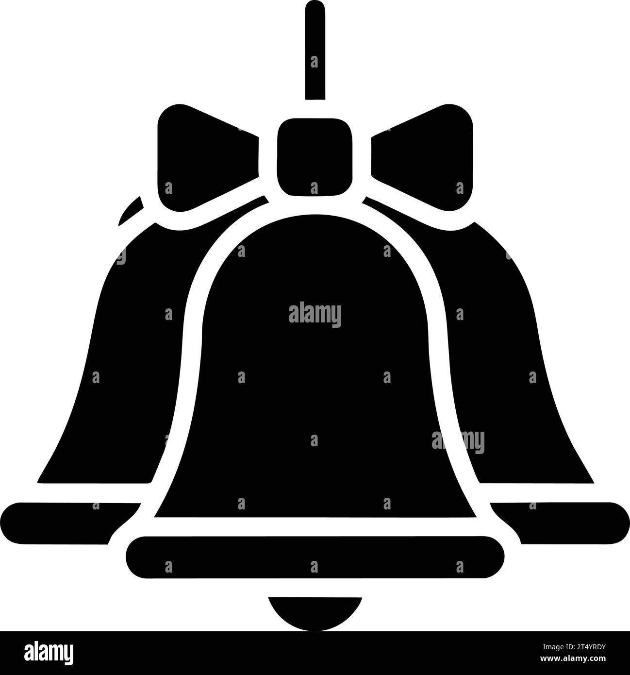 christmas bells icon Stock Vector Image & Art - Alamy