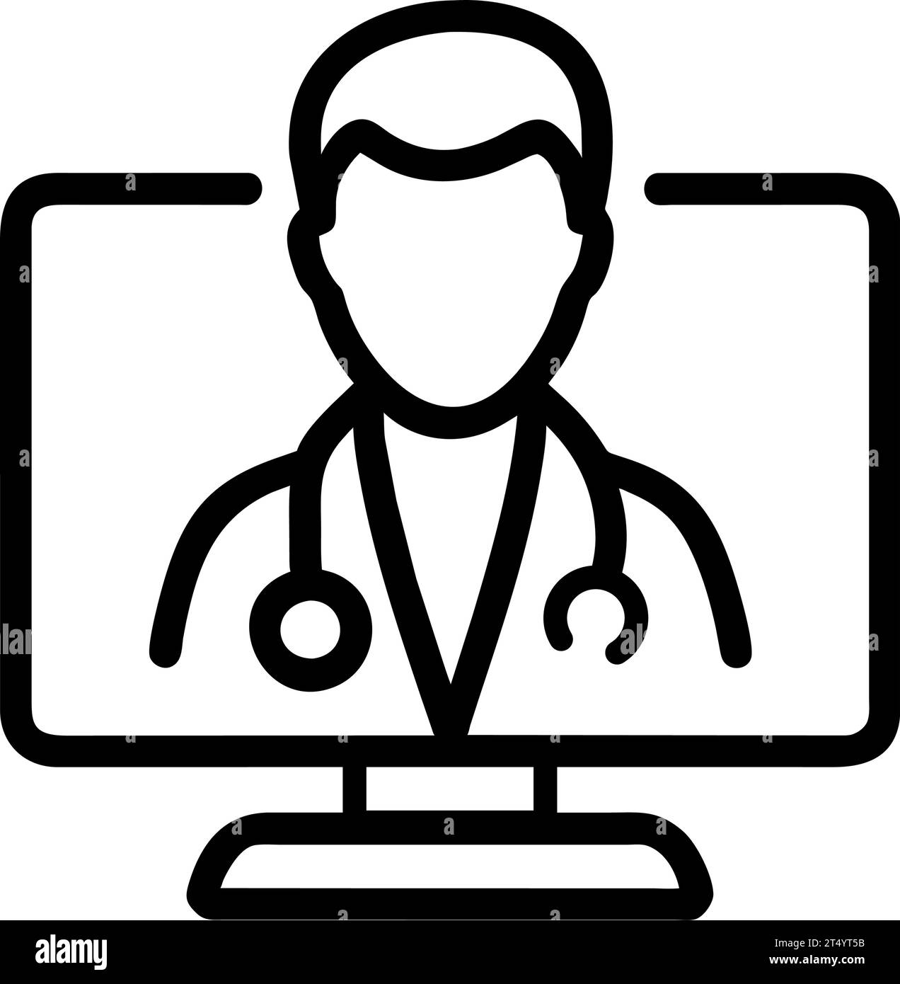 digital doctor icon Stock Vector Image & Art - Alamy