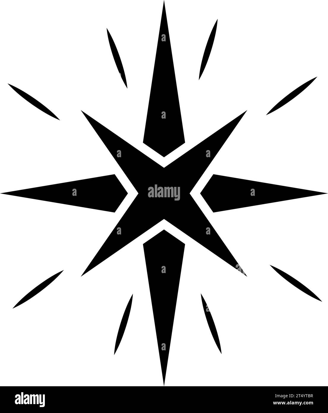 christmas star icon Stock Vector Image & Art - Alamy