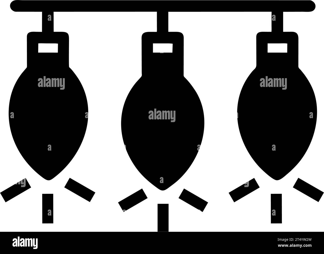 christmas lights icon Stock Vector Image & Art - Alamy