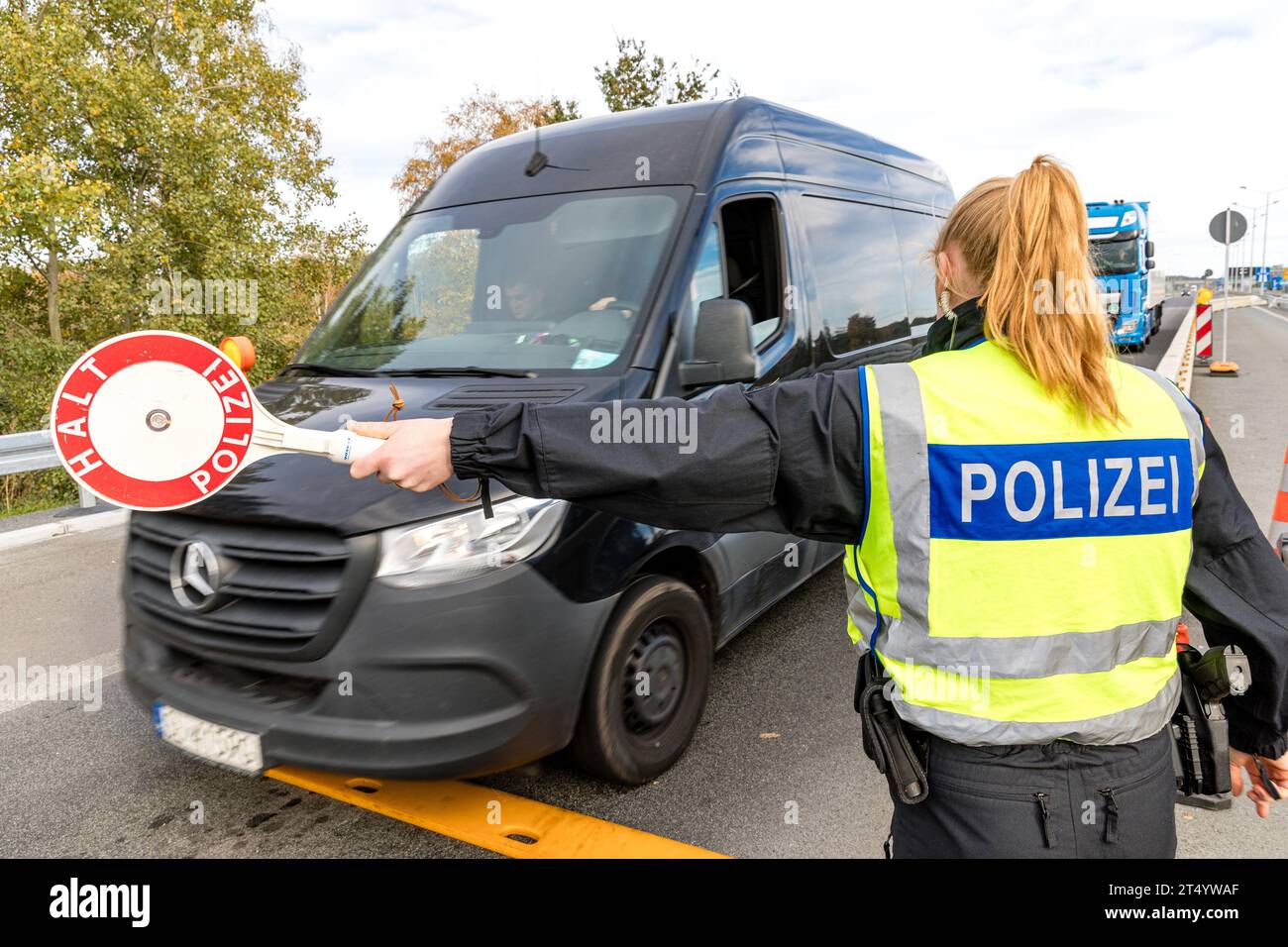 Stationary police vehicles hi-res stock photography and images - Alamy