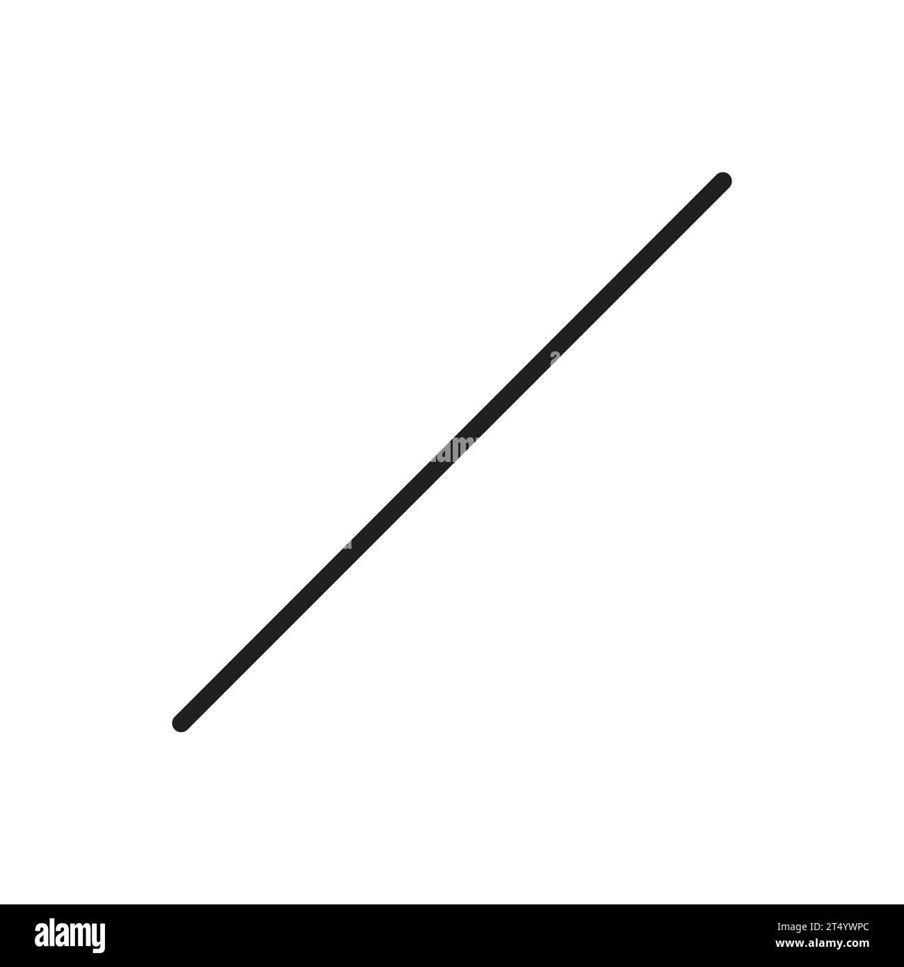 Single straight diagonal line icon Royalty Free Vector Image Stock ...