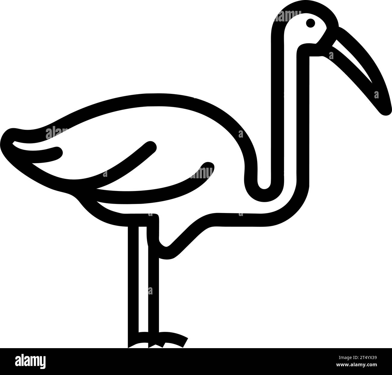 stork icon illustration Stock Vector Image & Art - Alamy