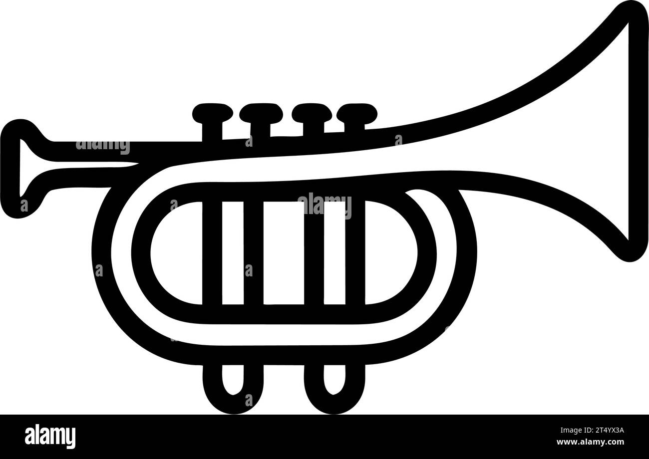 trumpet icon illustration Stock Vector Image & Art - Alamy